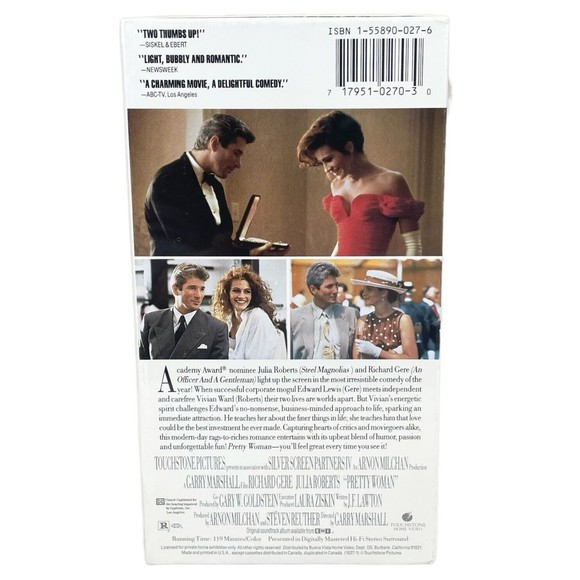 Cameras, Photo & Video | Pretty Woman Factory Sealed Vhs 199 Touchstone Home Video Julia Roberts ...